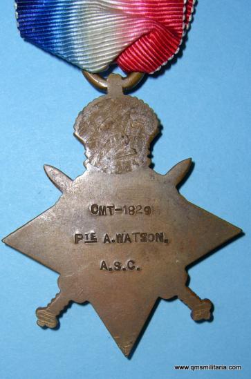 The Quartermaster's Store | 1914 Star to Corps of Mechanical Transport ...