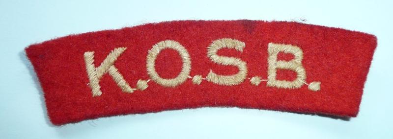 The Quartermaster's Store | KOSB Kings Own Scottish Borderers Woven ...